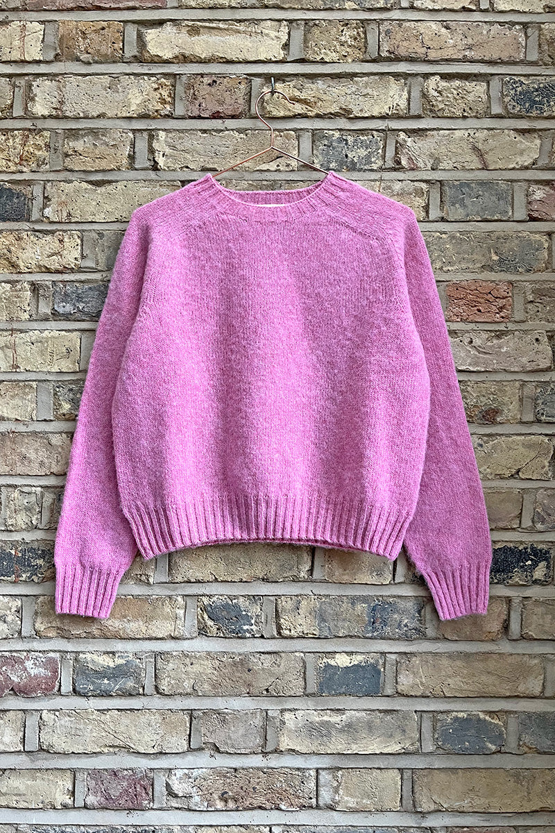 Ada Lambswool Sweater Pink - Elwin Studio UK - ELWIN