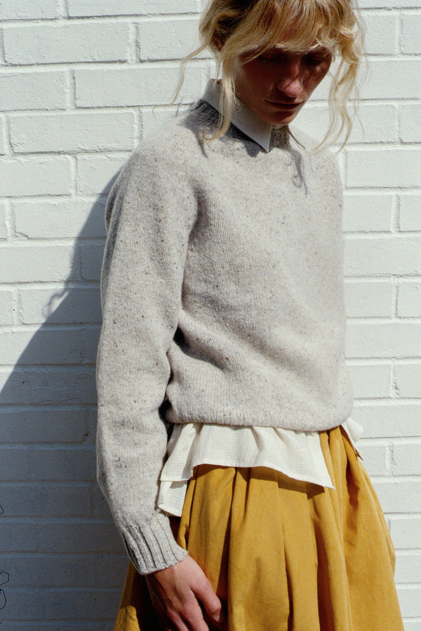 Ada Donegal Style Sweater Mist - ELWIN UK